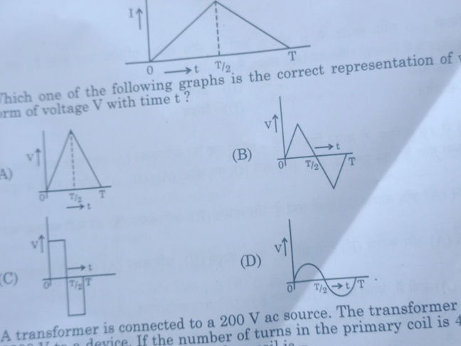Which one of the following graphs is the | StudyX