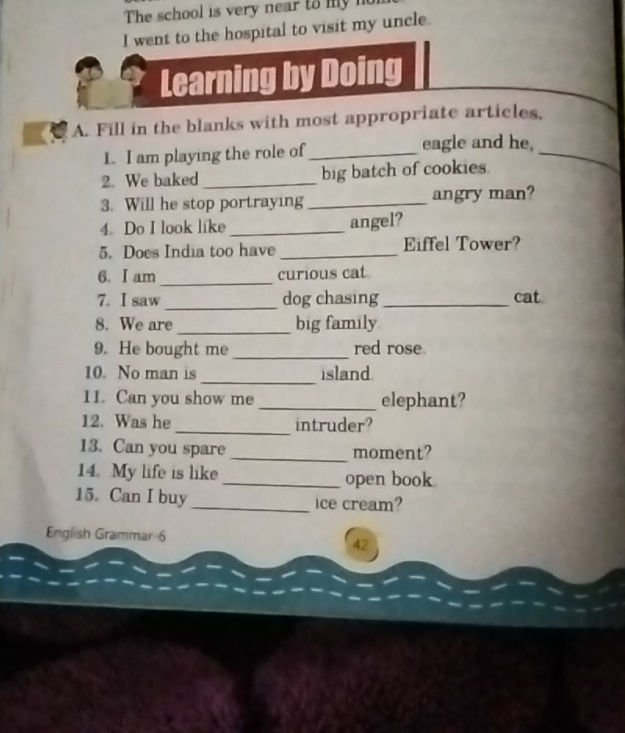 A Fill in the blanks with most appropriate | StudyX