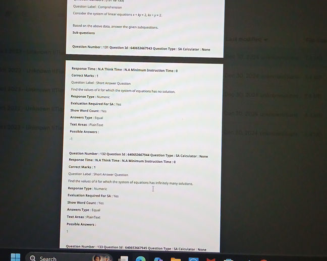 Consider the system of linear equations $x + | StudyX