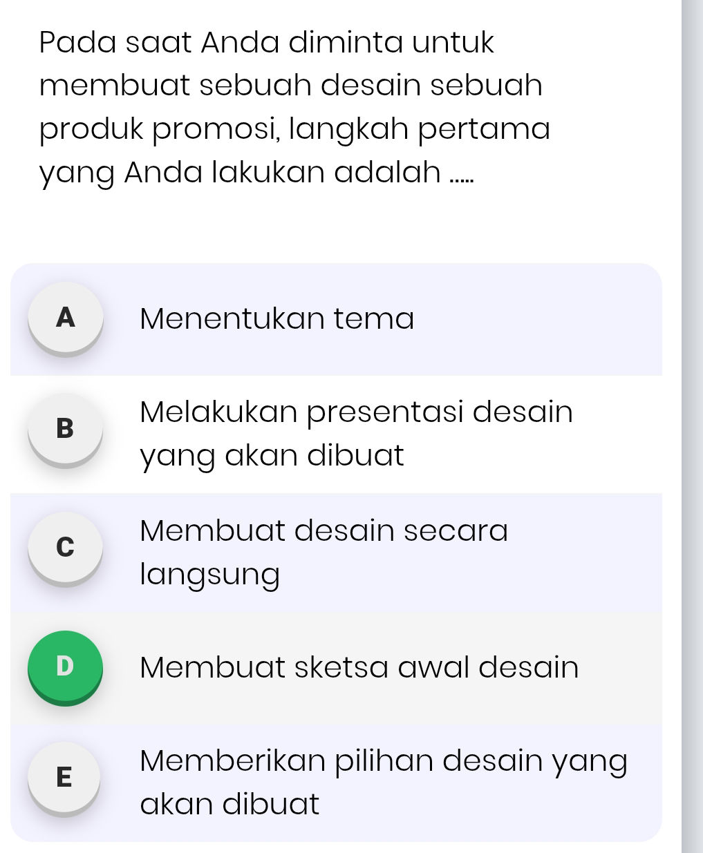Pada saat Anda diminta untuk membuat sebuah | StudyX