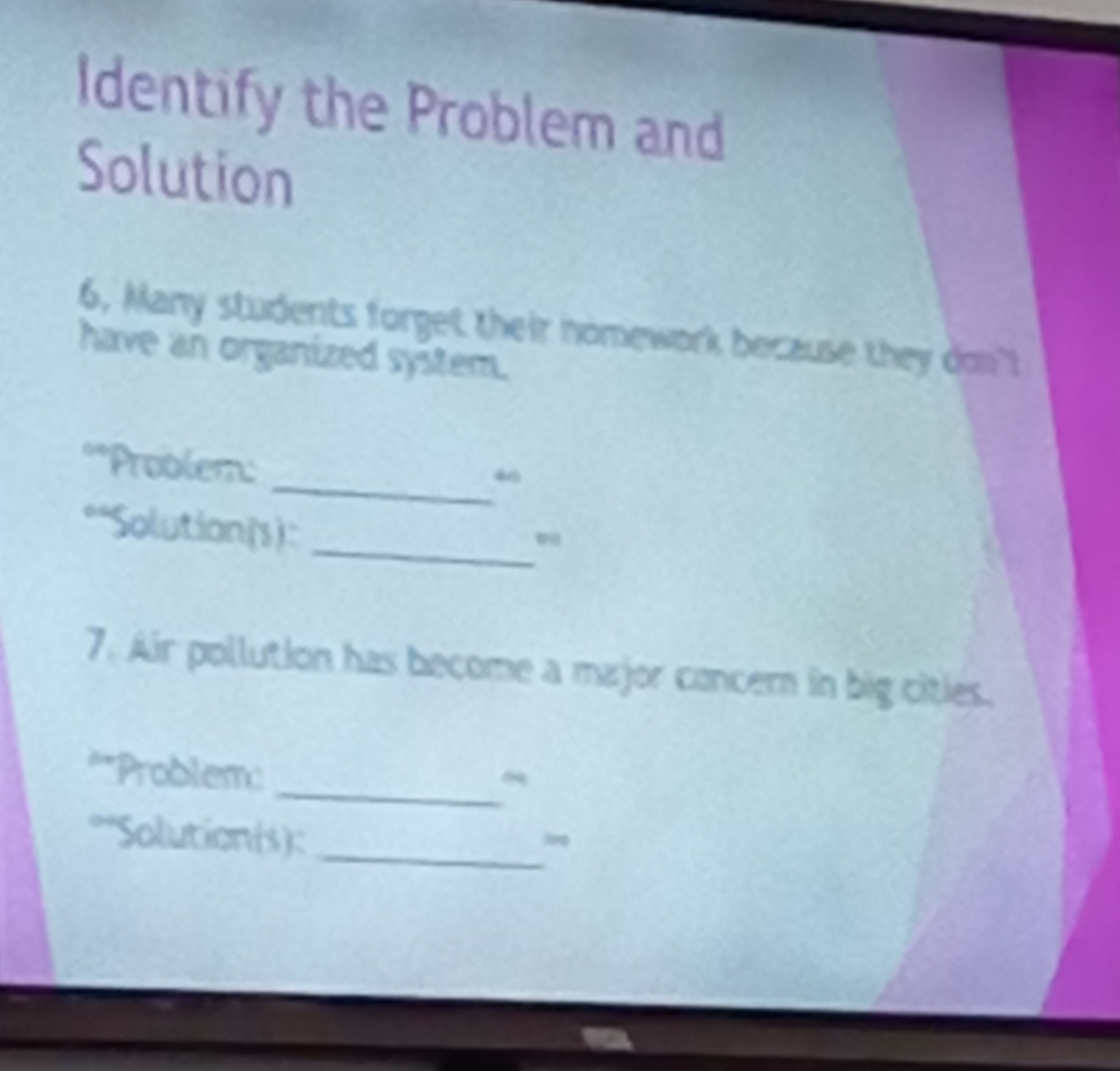 6 Many students forget their homework | StudyX