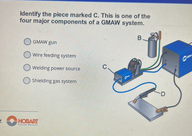 Identify the piece marked C This is one of