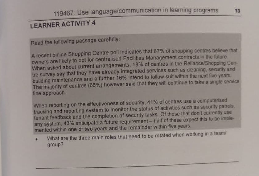 What are the three main roles that need to | StudyX