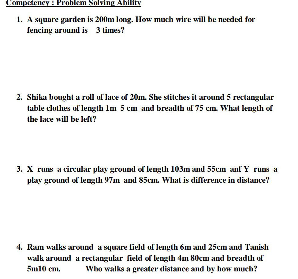 Competency Problem Solving Ability 1 A | StudyX