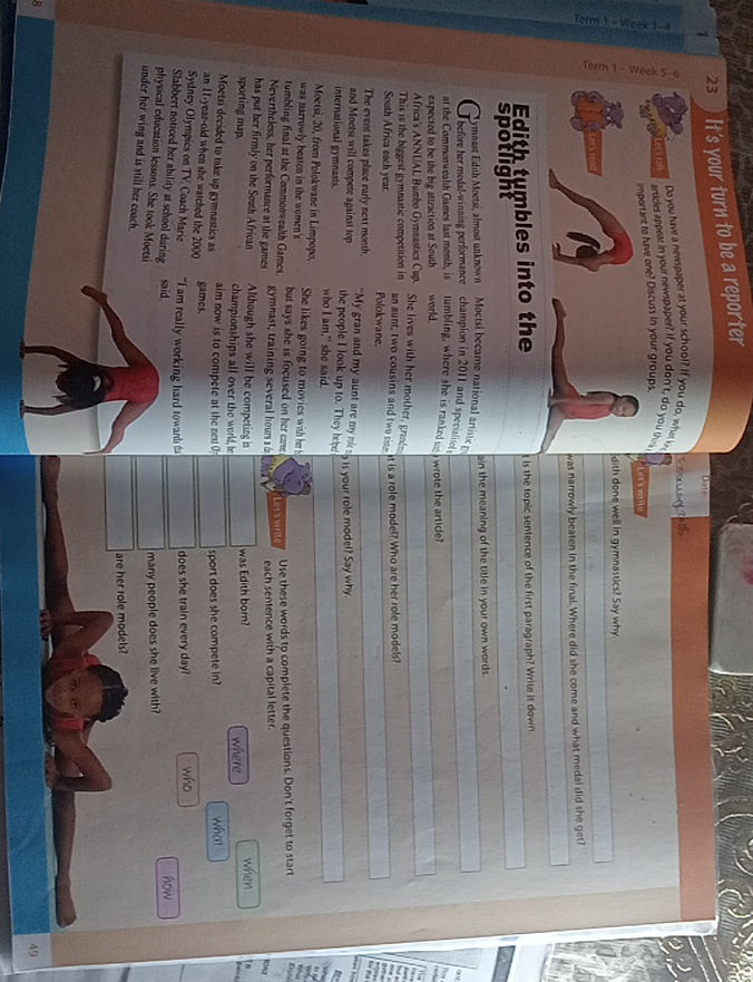 Use these words to complete the questions. | StudyX