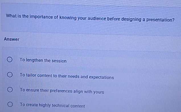 What is the importance of knowing your | StudyX