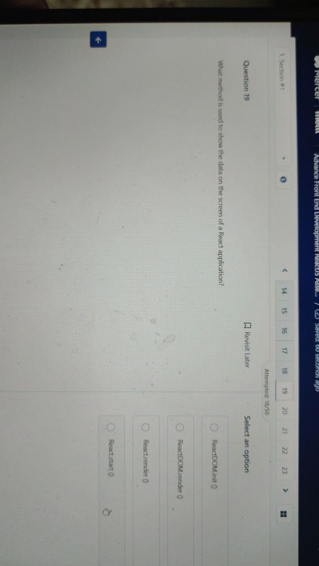 What method is used to show the data on the | StudyX