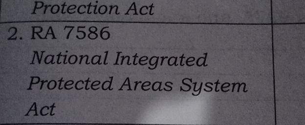 2 RA 7586 National Integrated Protected