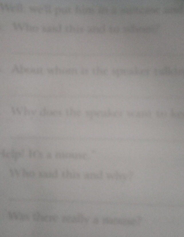 About who is the speaker talking? Why does | StudyX