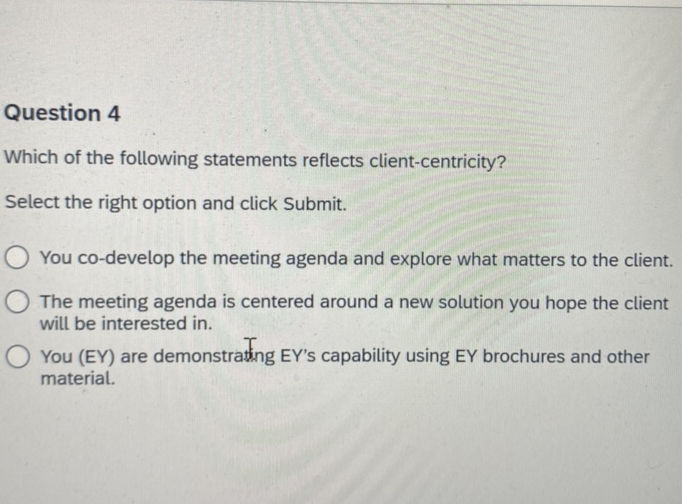 Which of the following statements reflects | StudyX