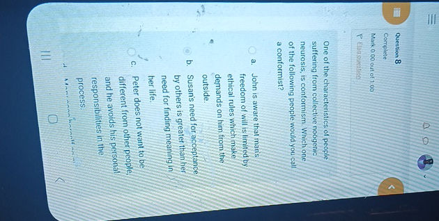 One of the characteristics of people | StudyX