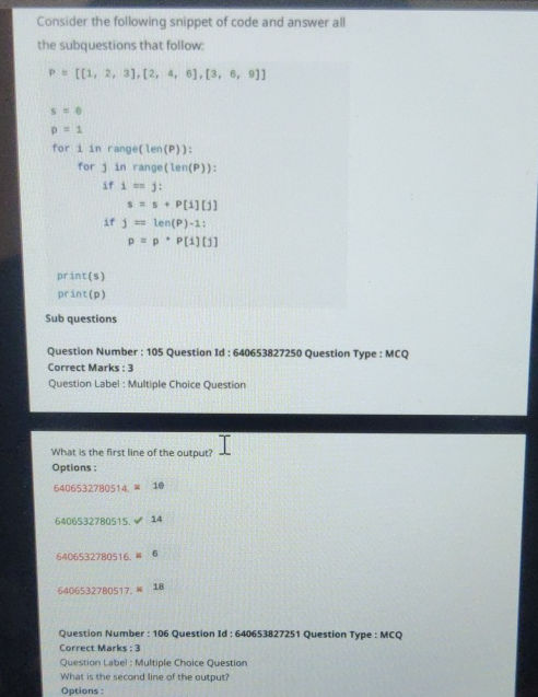 Consider the following snippet of code and | StudyX