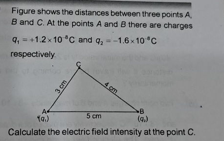 Figure shows the distances between three | StudyX