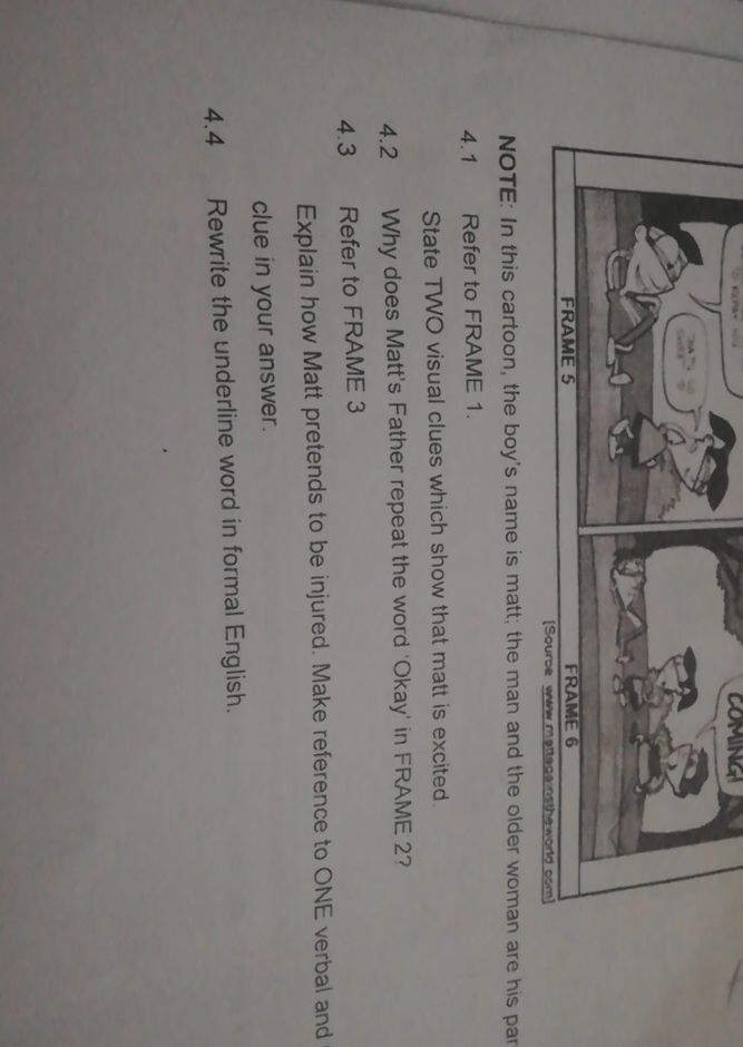 Refer to FRAME 1 State TWO visual clues | StudyX