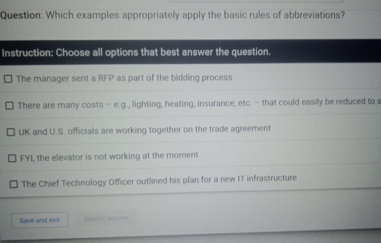 Question Which examples appropriately apply | StudyX