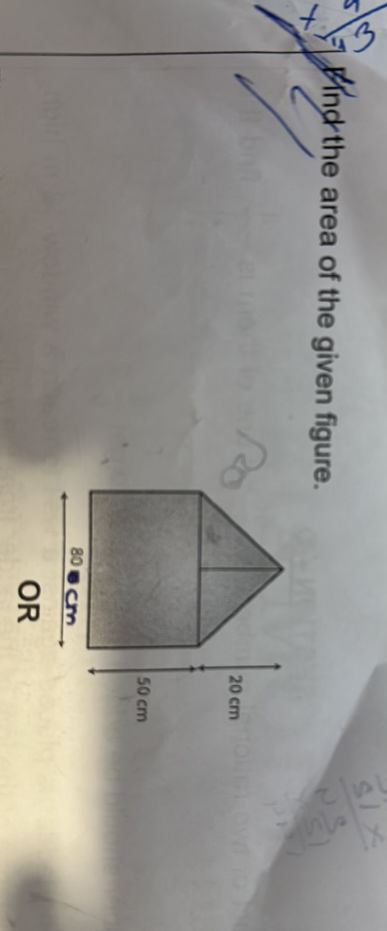 Find the area of the given figure. | StudyX