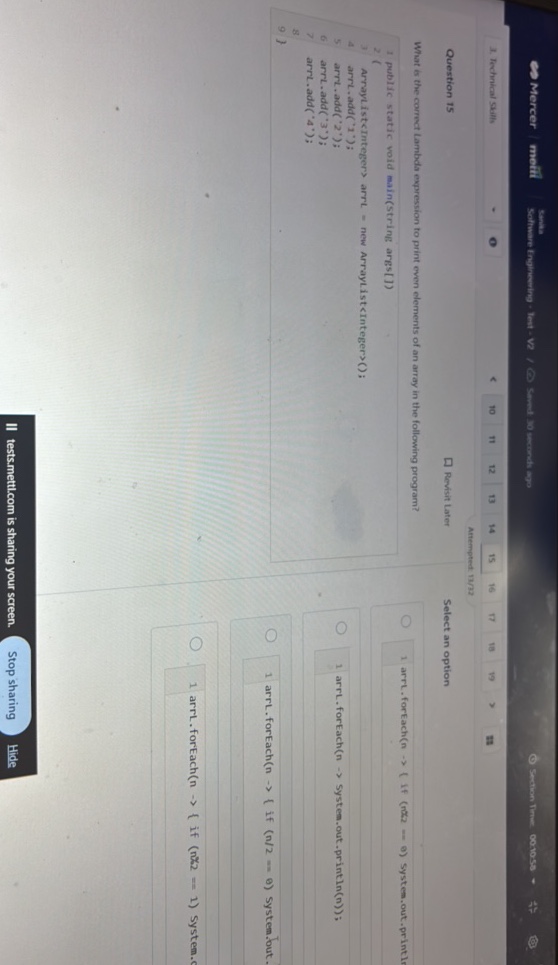 What is the correct Lambda expression to | StudyX