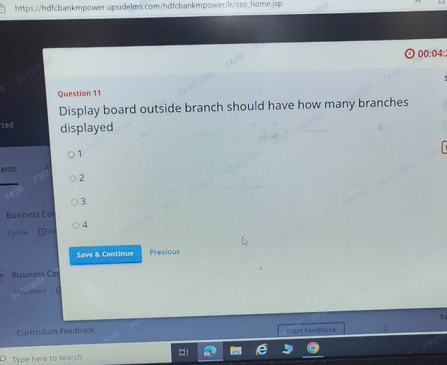 Question 11 Display board outside branch | StudyX