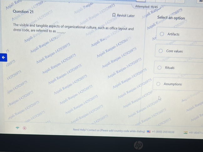 The visible and tangible aspects of | StudyX