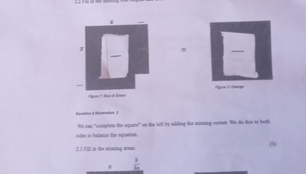 23 Fill in the missing areas Image of a | StudyX