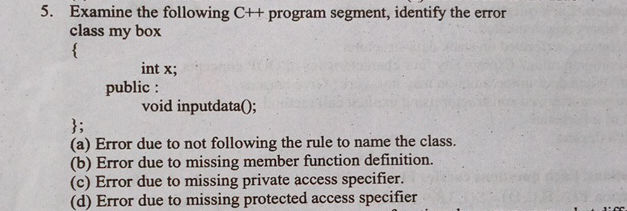5 Examine the following C++ program segment | StudyX