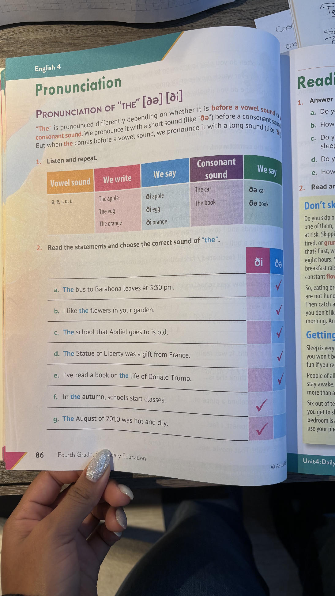 Read the statements and choose the correct