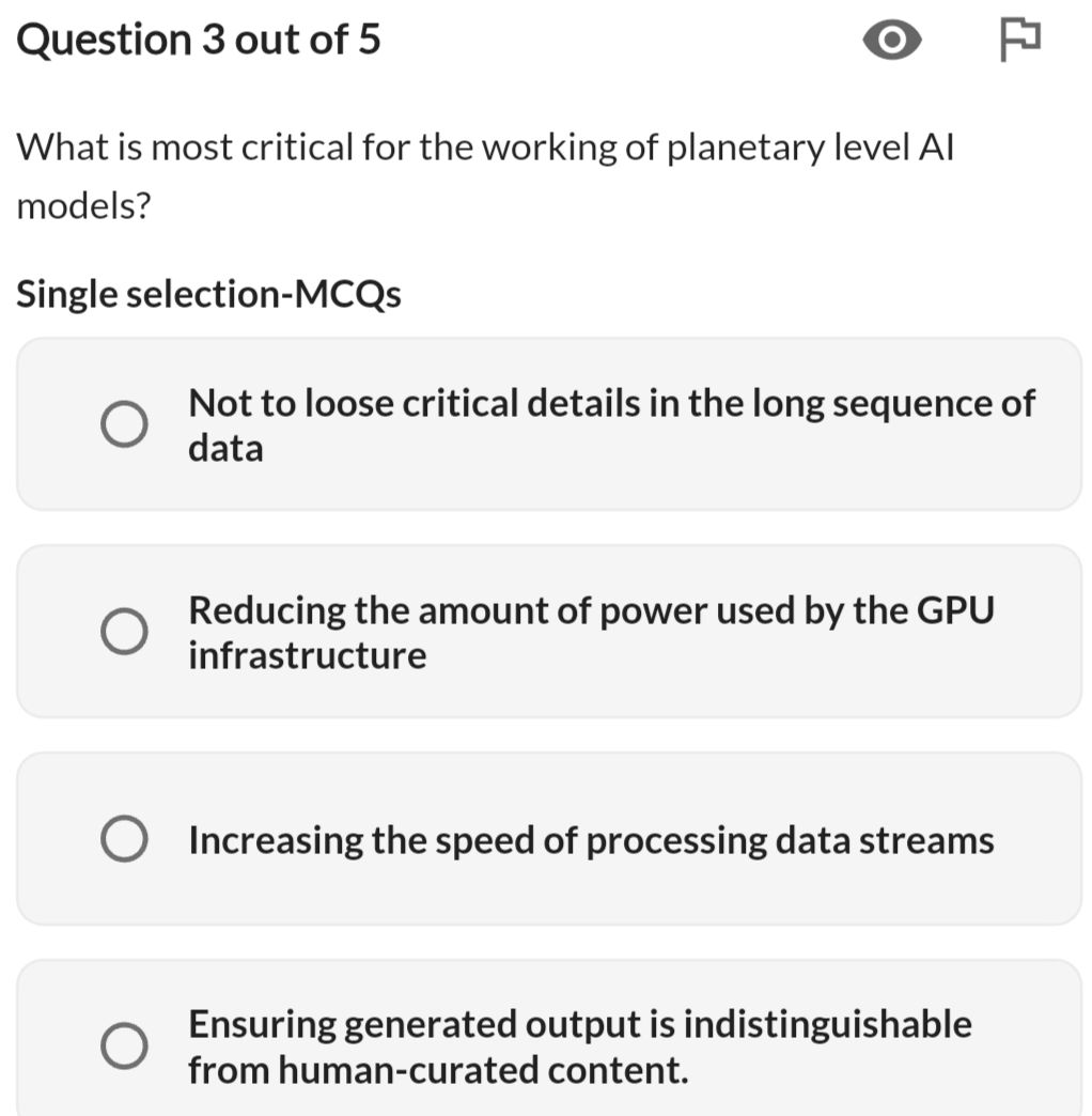 What is most critical for the working of