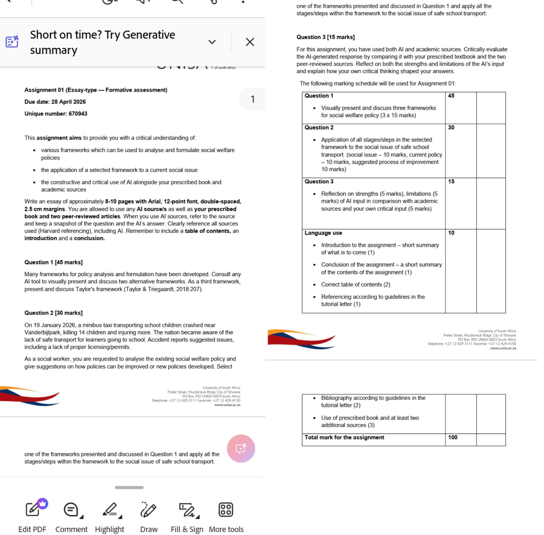 Assignment 01 (Essay-type — Formative