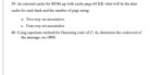 40: Using equations method for Hamming code