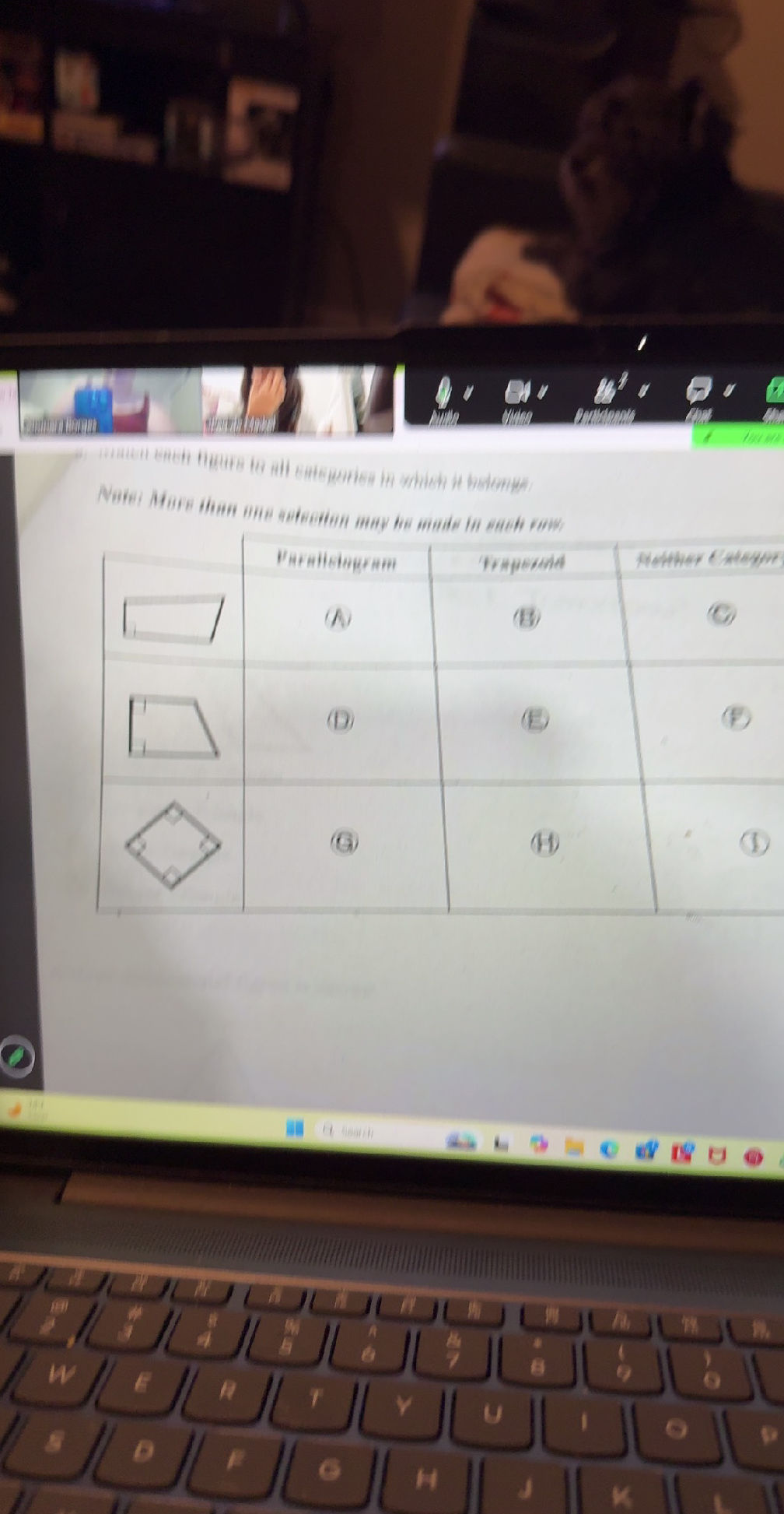 Match each figure to all categories in which