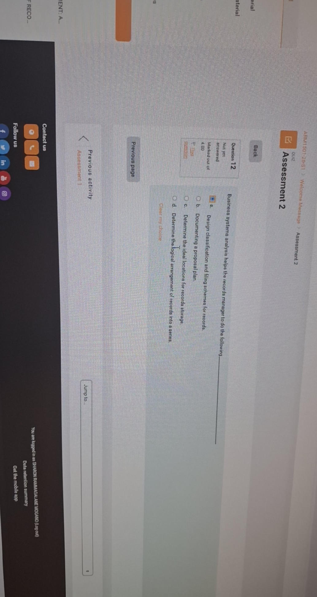 Business systems analysis helps the records