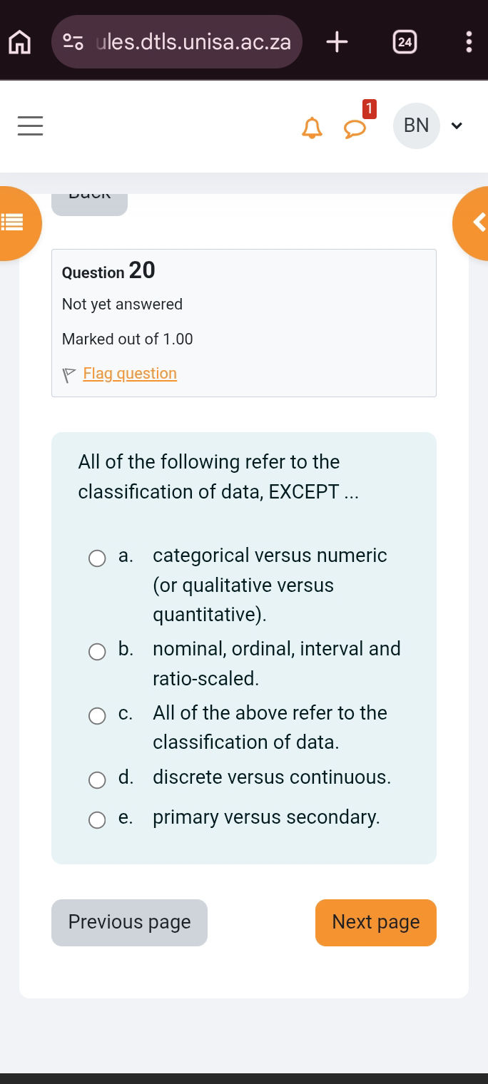 All of the following refer to the