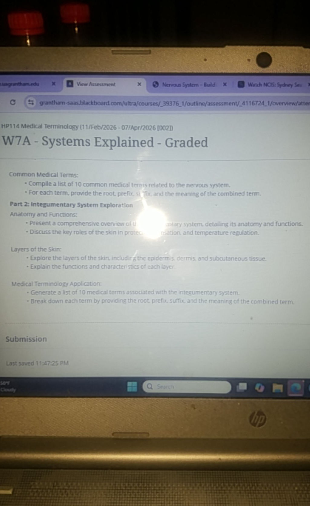 HP114 Medical Terminology (11/Feb/2026