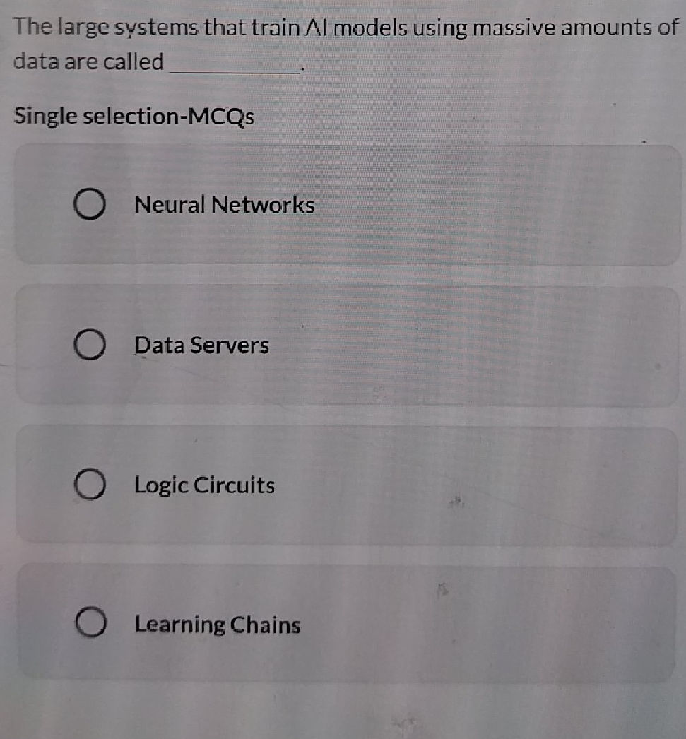 The large systems that train AI models using