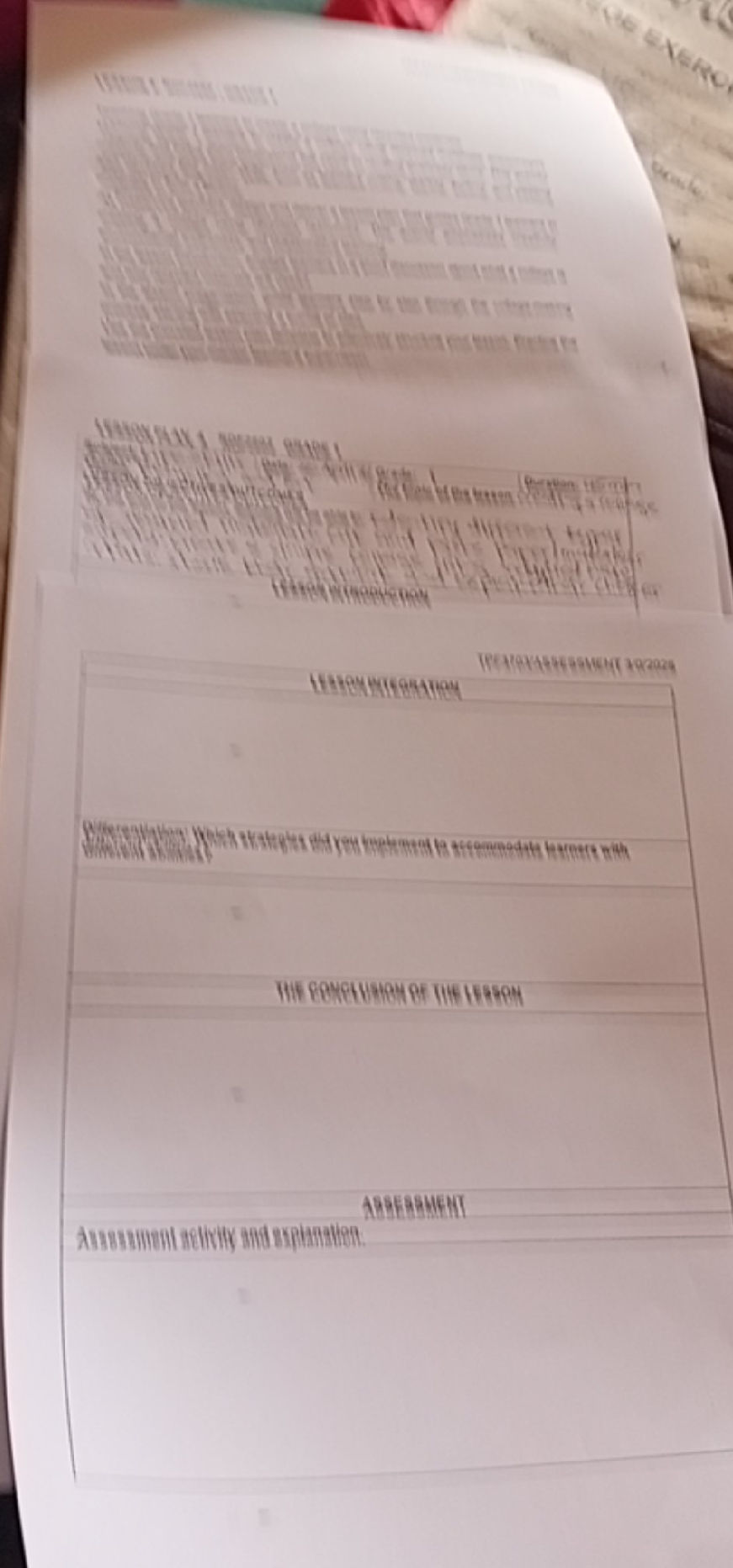 LESSON PLAN A SOCIAL GRADE 1 Subject: