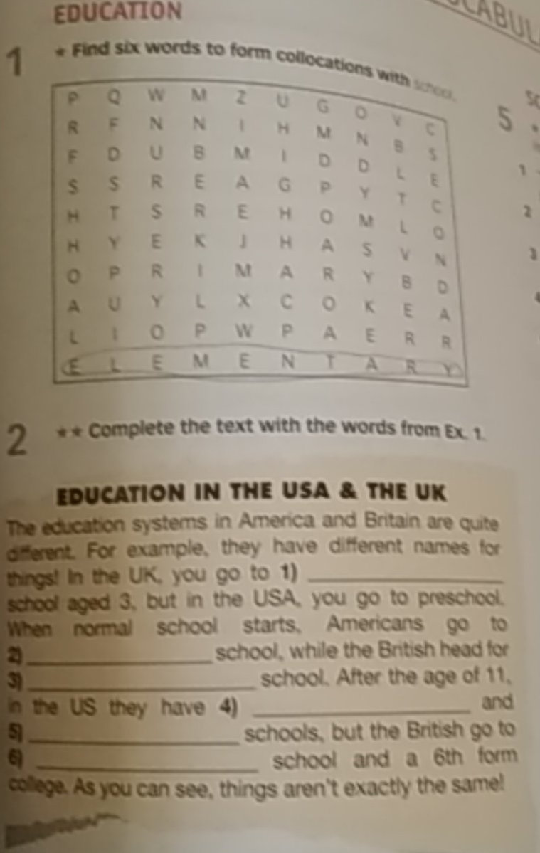 Complete the text with the words from Ex. 1.