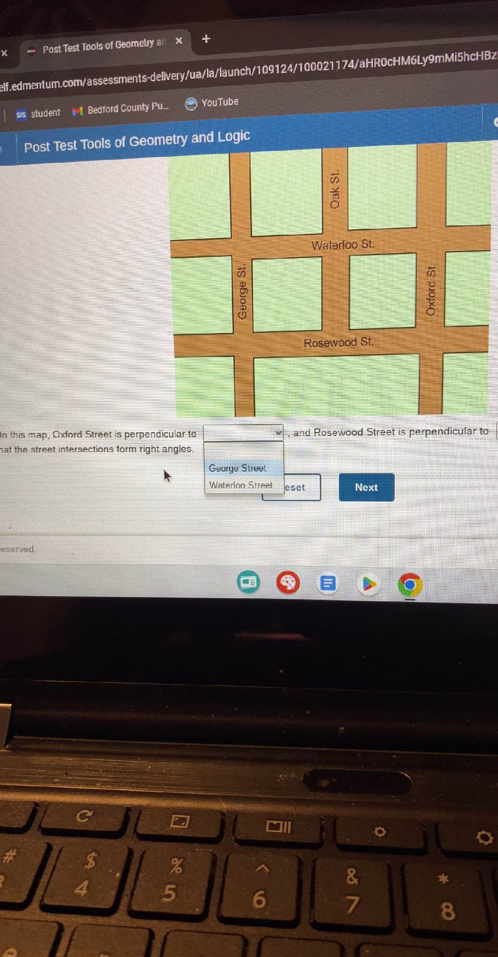 Post Test Tools of Geometry and Logic On