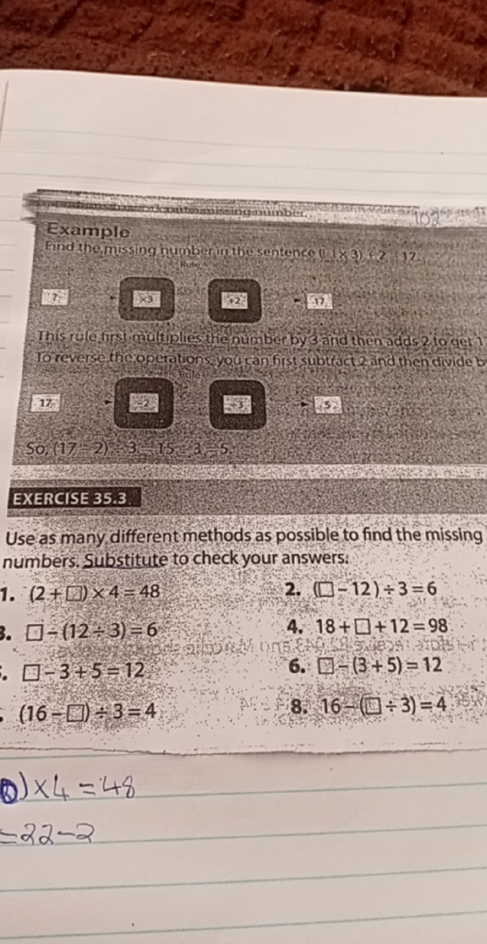 Find the missing number in the sentence (7