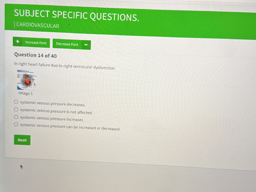 In right heart failure due to right | StudyX