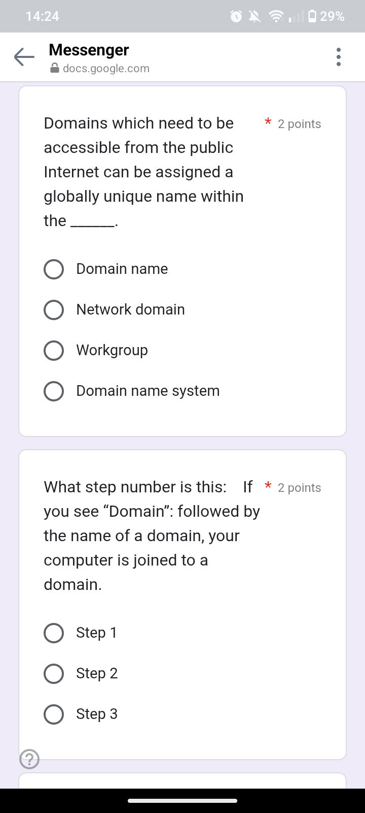Domains which need to be accessible from the | StudyX