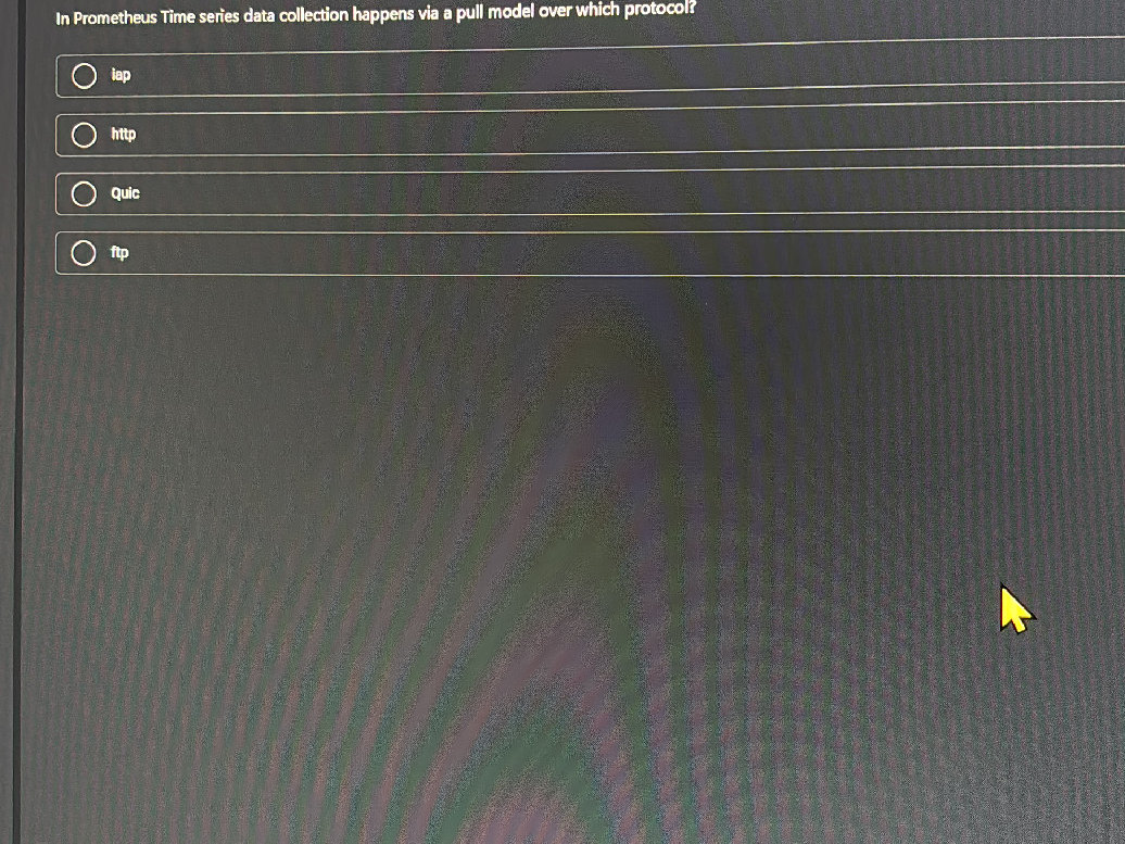 In Prometheus Time series data collection | StudyX