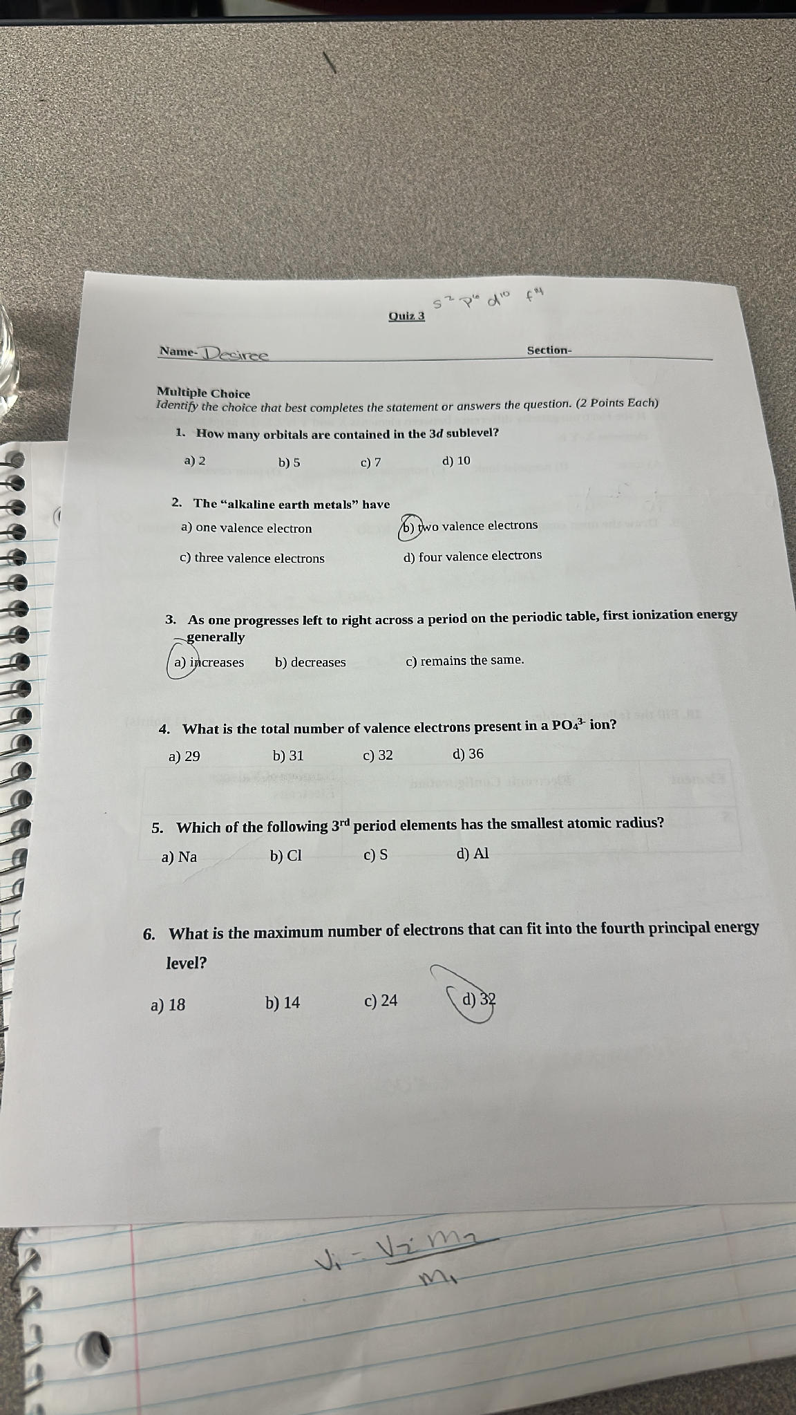 4. What is the total number of valence | StudyX