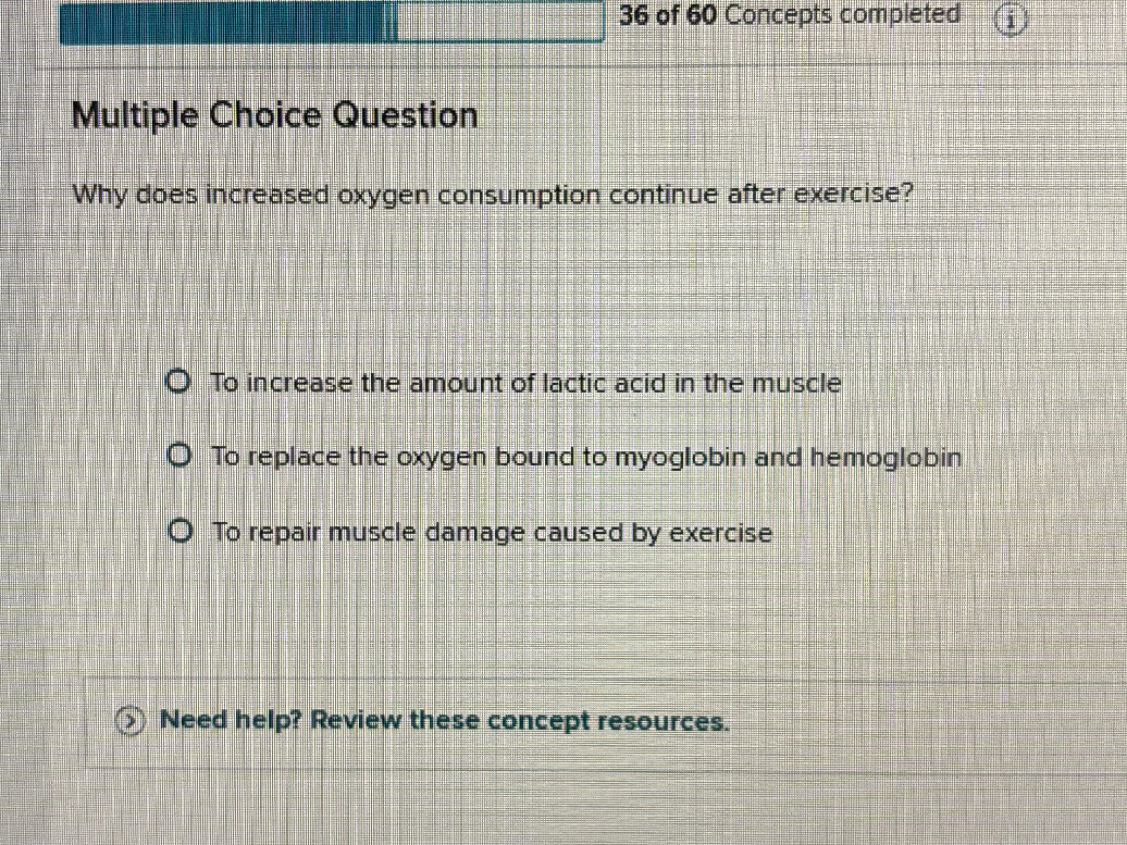 Multiple Choice Question Why does increased | StudyX