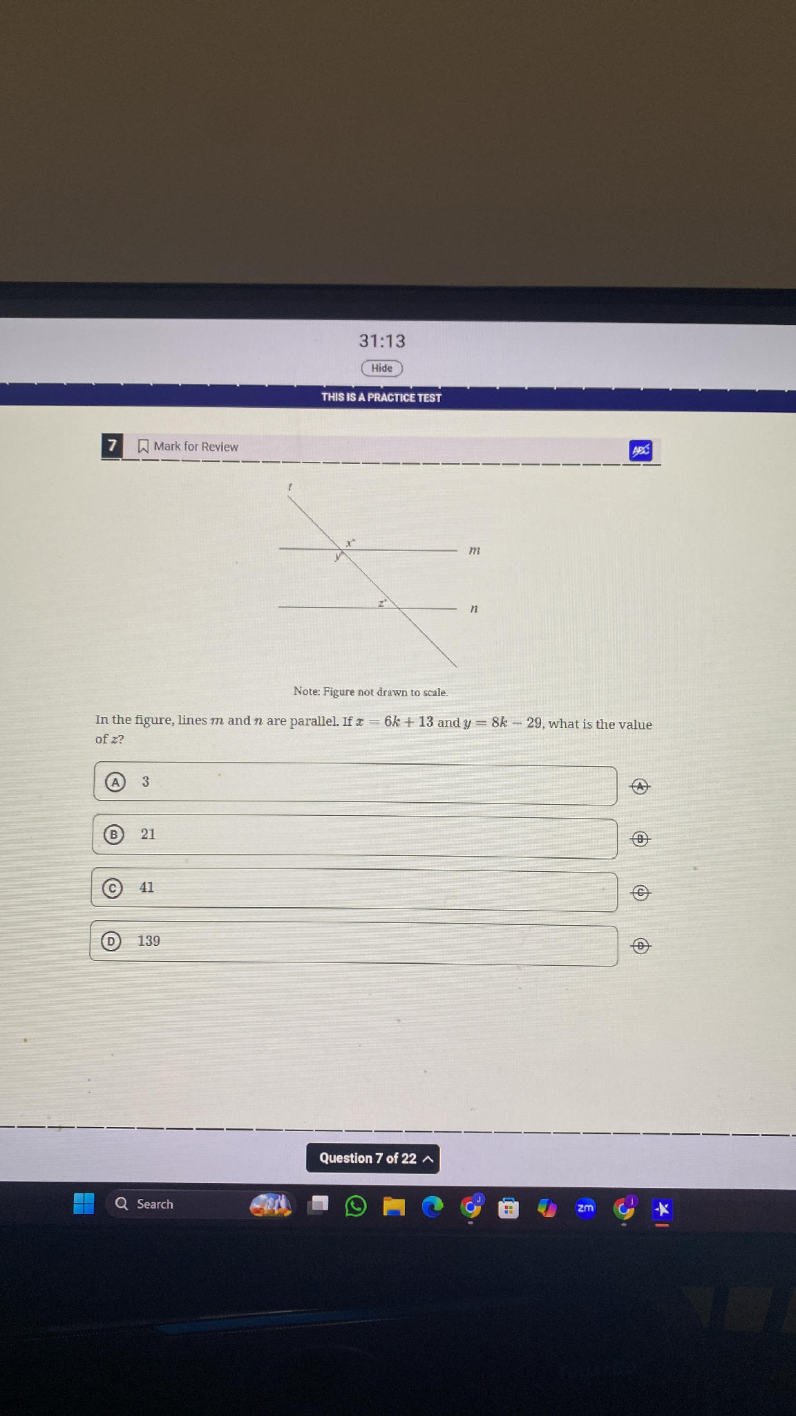 Note: Figure not drawn to scale. In the | StudyX