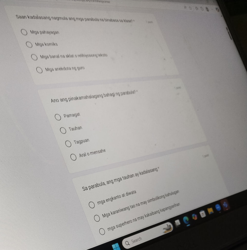 Ano ang pinakamahalagang bahagi ng parabula? | StudyX