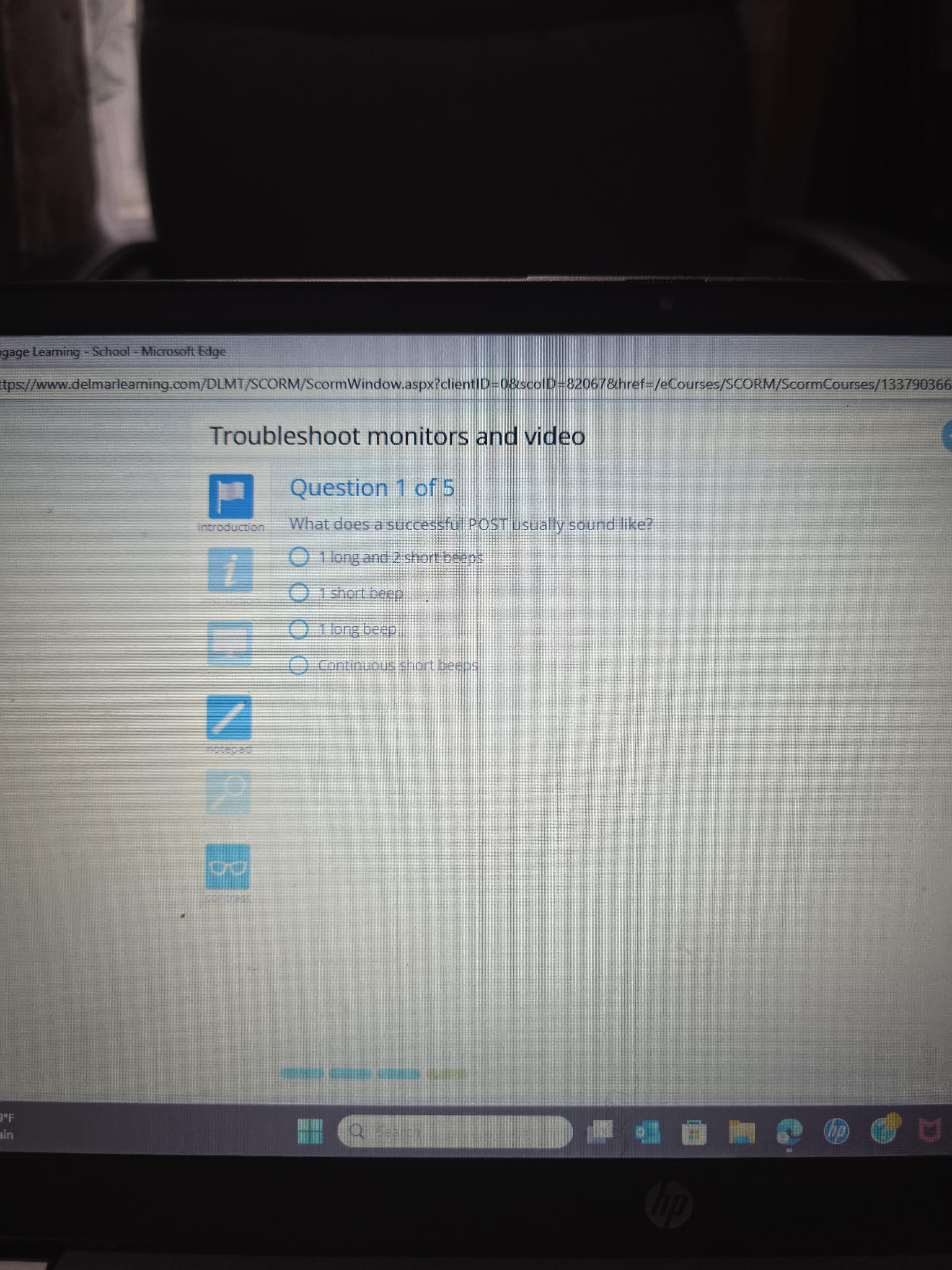What does a successful POST usually sound | StudyX