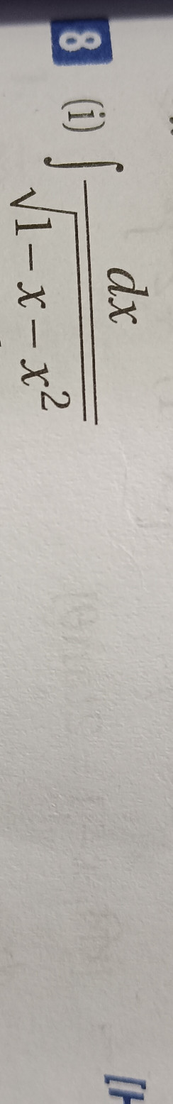 (1) $$ {dx}{ {1-x^2}}$$ Note: The image | StudyX