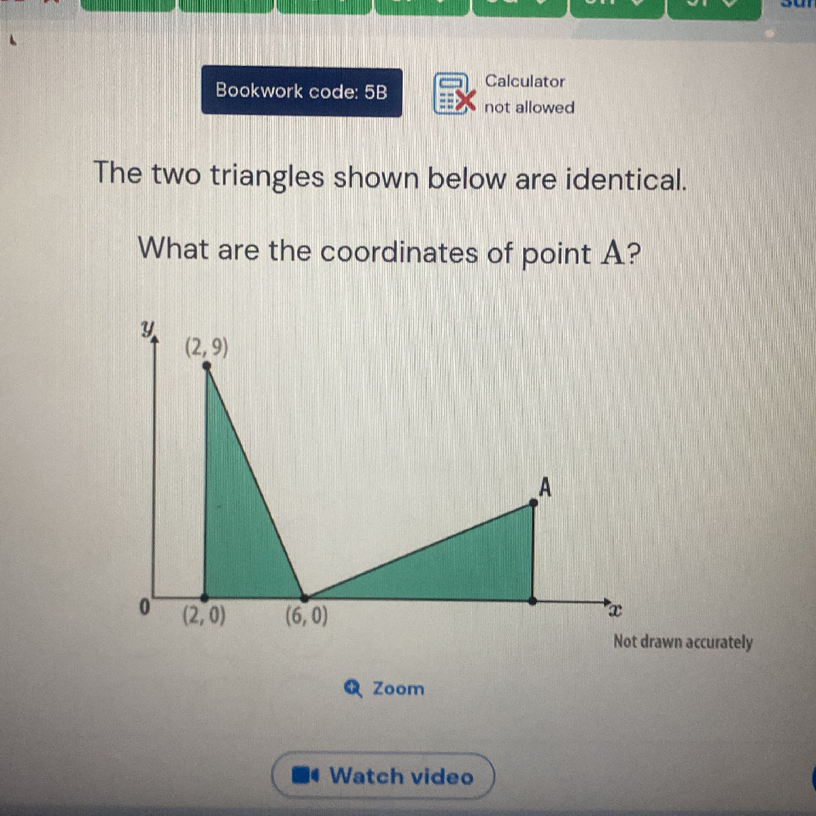 The two triangles shown below are identical. | StudyX