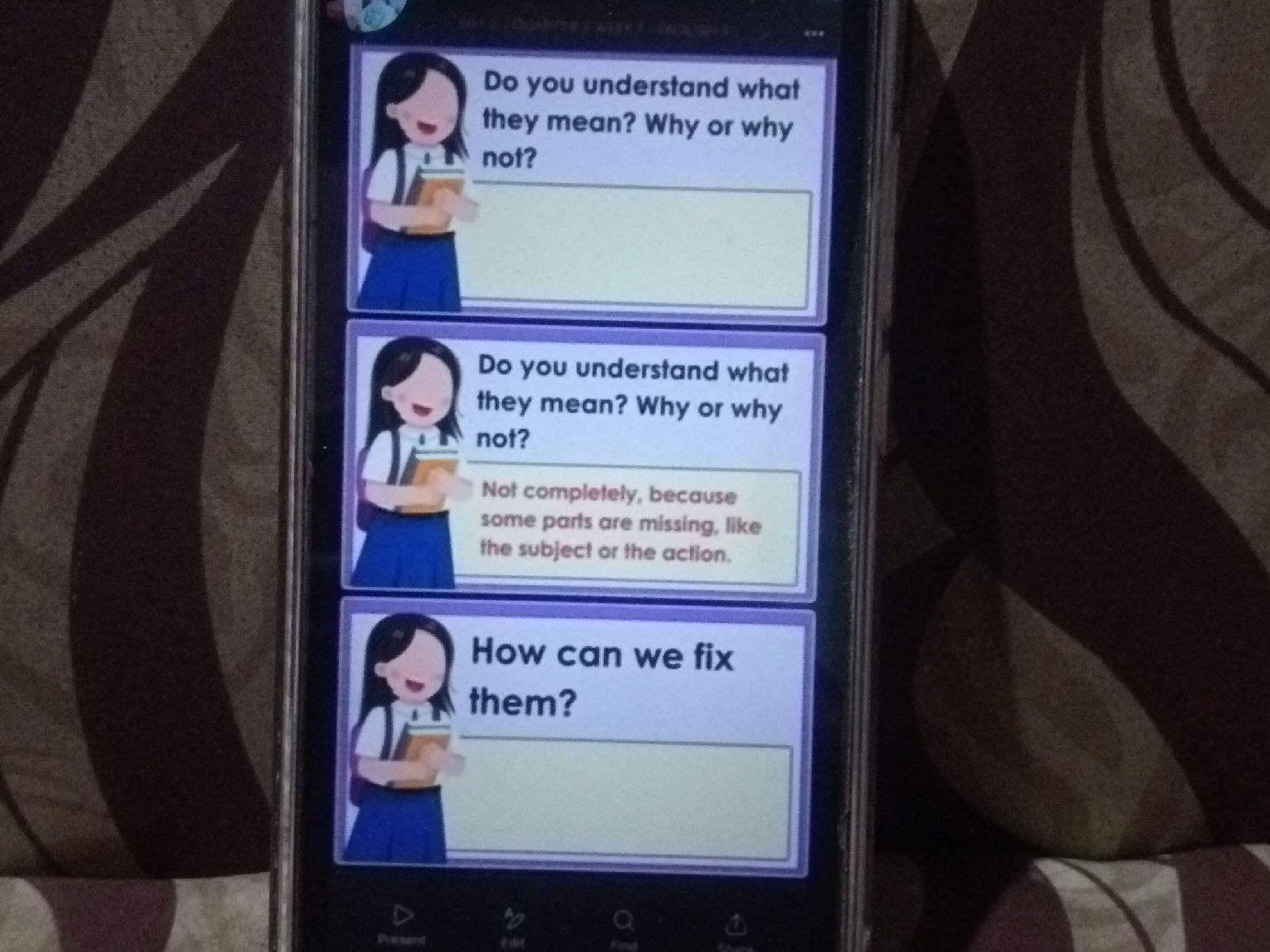 Do you understand what they mean? Why or why | StudyX