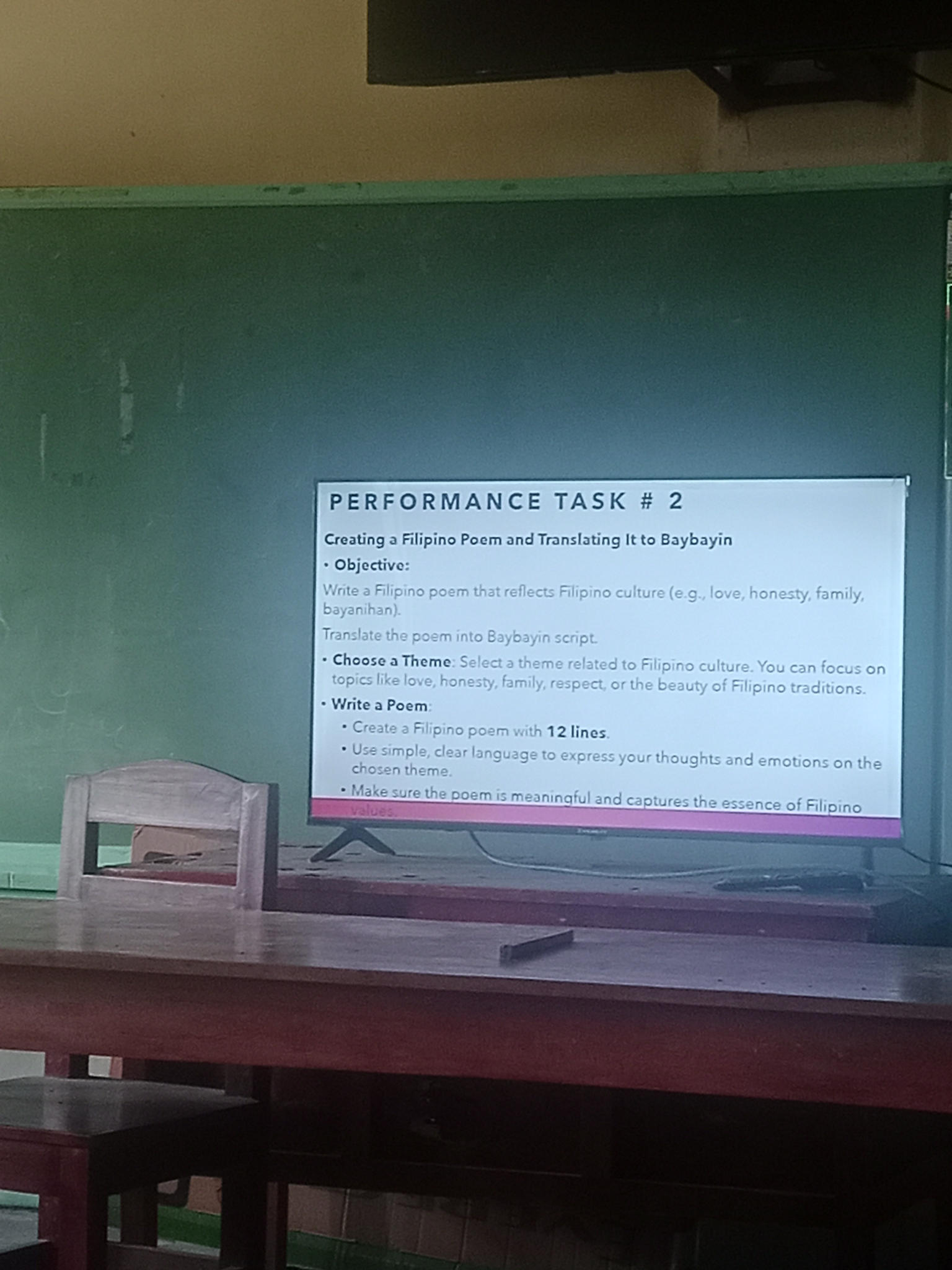 PERFORMANCE TASK # 2 Creating a Filipino | StudyX